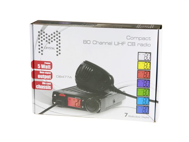 Compact 80 Channel UHF CB radio | Crystal Mobile